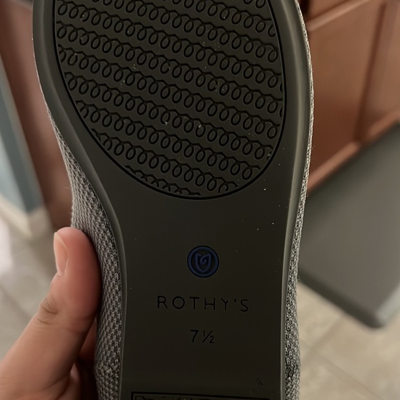 Rothy's | Shoes | Rothys Size 75 Gray Flats | Poshmark